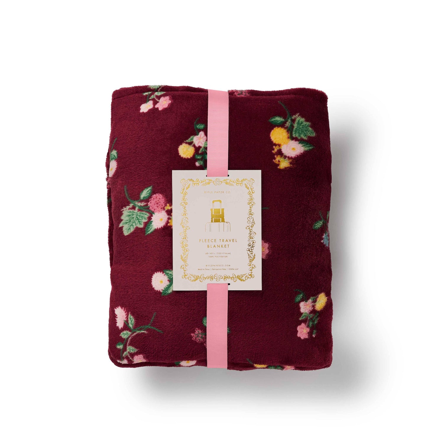 Rifle Paper Co. - Ditsy Dahlia Travel Fleece Blanket– The Paper Parlour