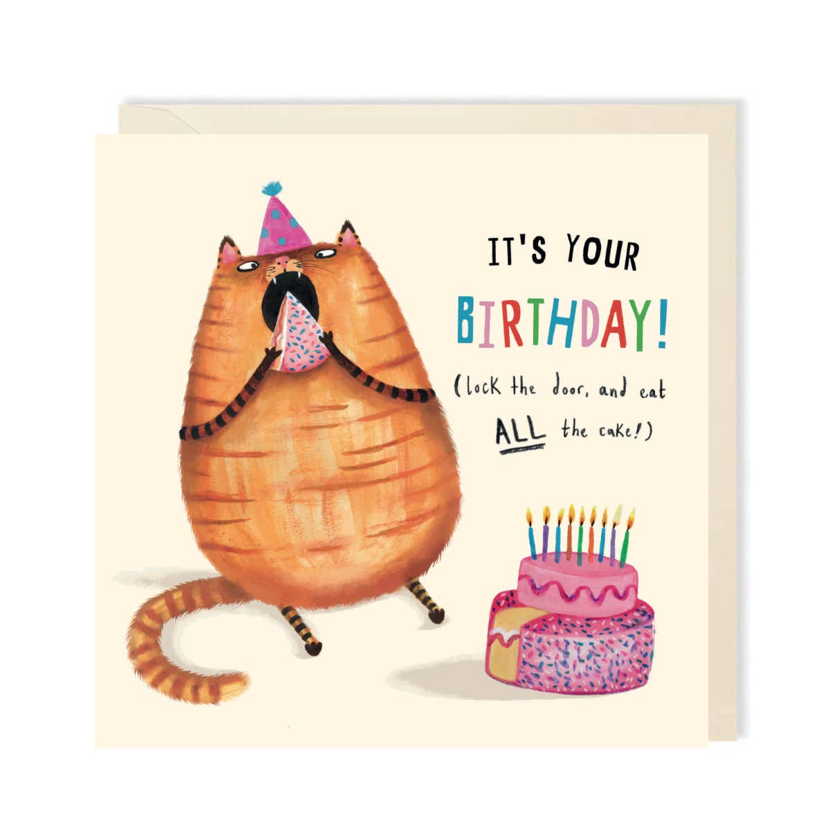 Charley Rabbit Cards - Cat Birthday Cake Birthday Card– The Paper Parlour