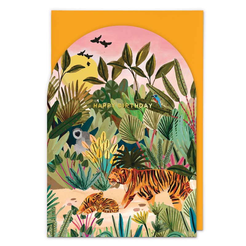 Redback Cards UK - Sunset Tiger Birthday Card– The Paper Parlour