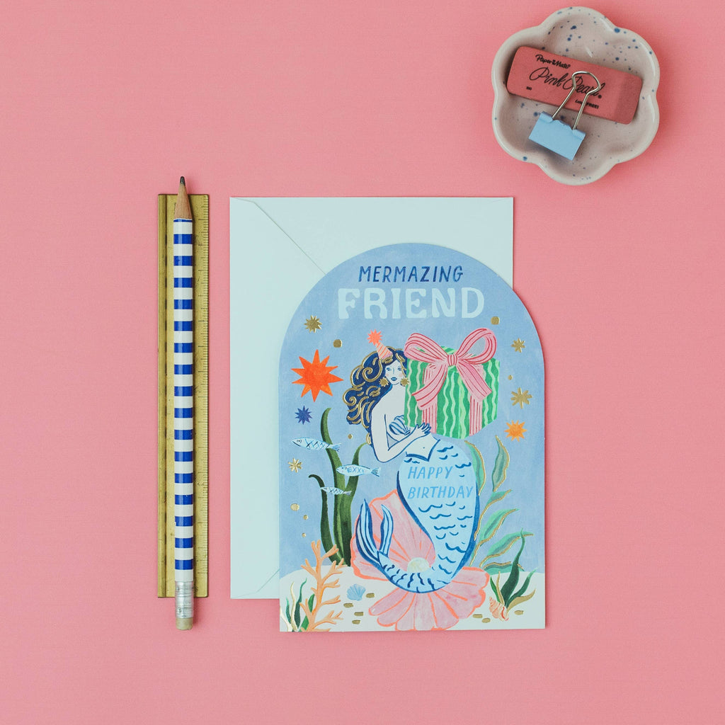 Hotchpotch - Pablo Friend Mermazing Birthday Card– The Paper Parlour