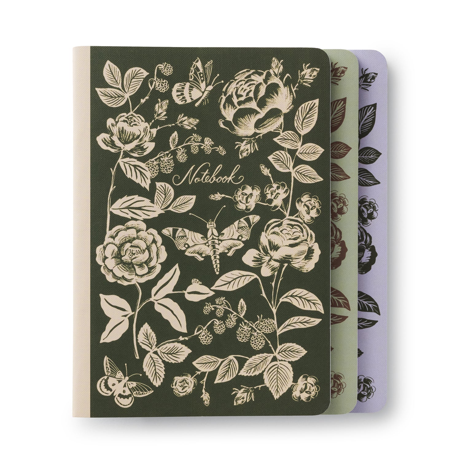 Rifle Paper Co. - Assorted Set of 3 English Rose Notebooks– The Paper ...