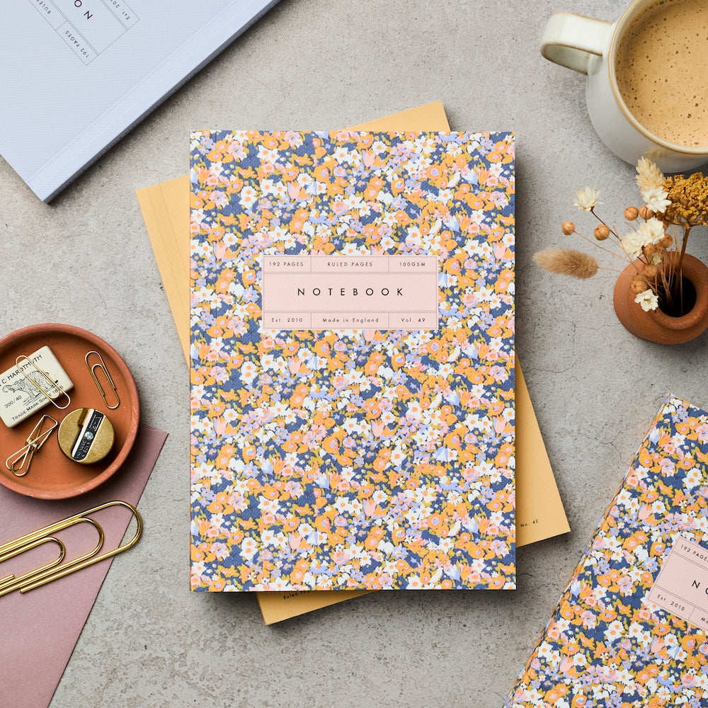 Katie Leamon Vol 49: Ruled Patricia Yellow Flat Lay Notebook– The Paper ...