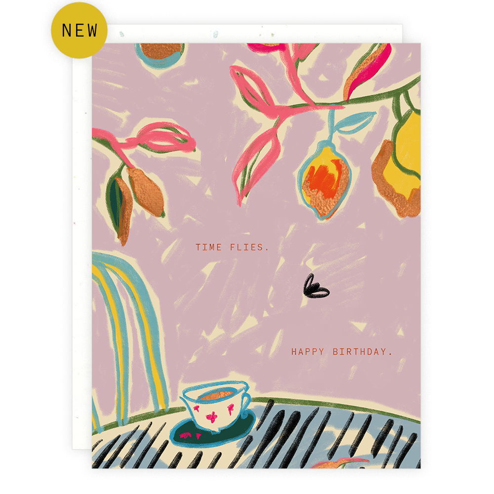Someday Studio - Time Flies Birthday Card– The Paper Parlour