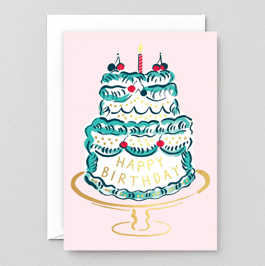 Wrap - Happy Birthday Cake and Candle Greetings Card– The Paper Parlour