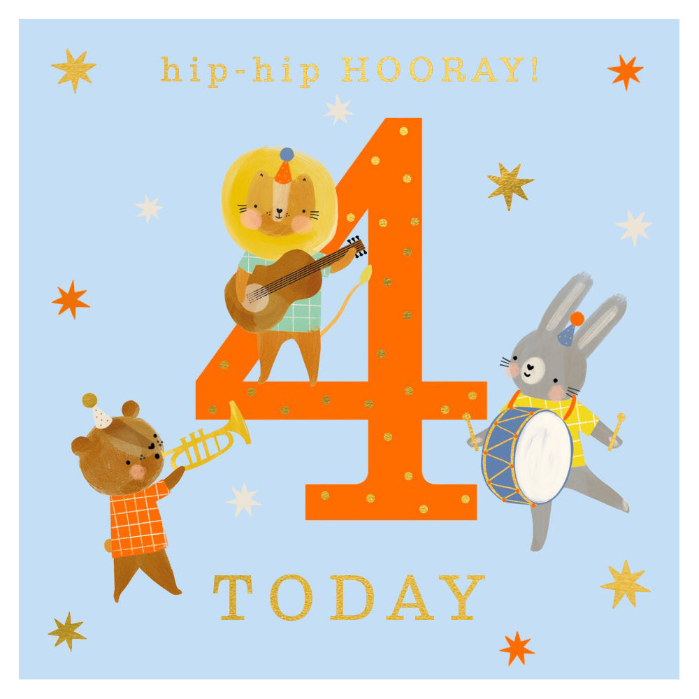 The Art File Party Time 4 Today Birthday Card– The Paper Parlour