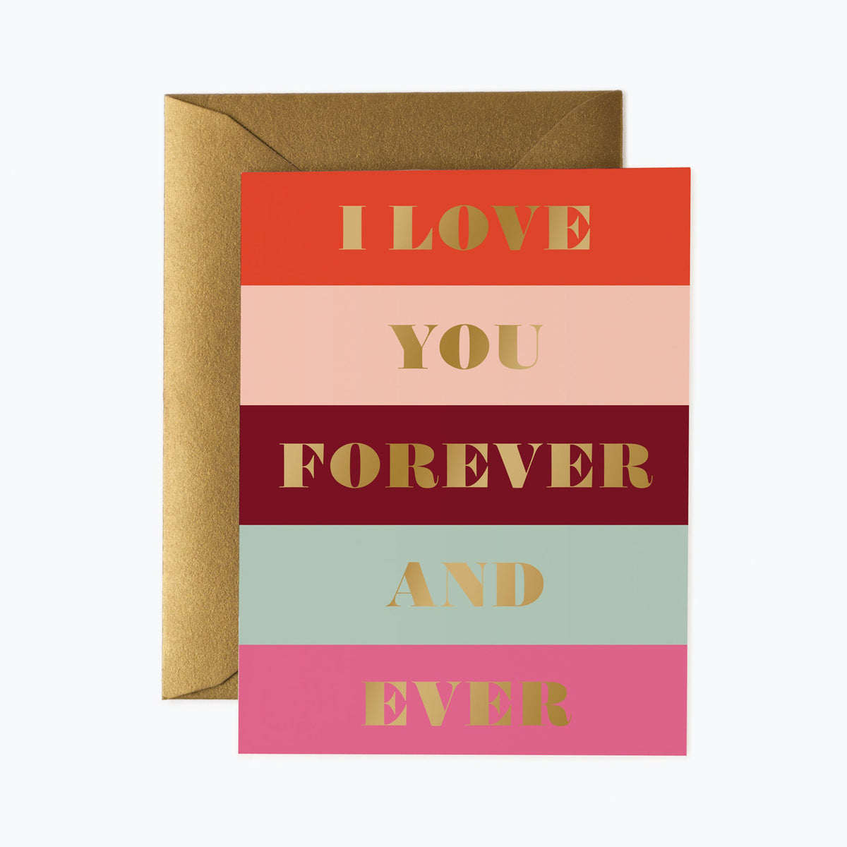 Rifle Paper Co. Colour Block Love Card– The Paper Parlour