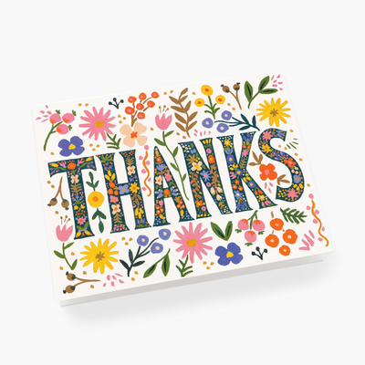 Rifle Paper Co. Floral Thanks Card SET– The Paper Parlour