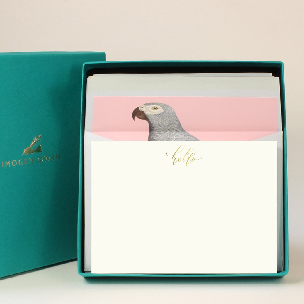 Imogen Owen Luxury Writing Set - Parrot– The Paper Parlour